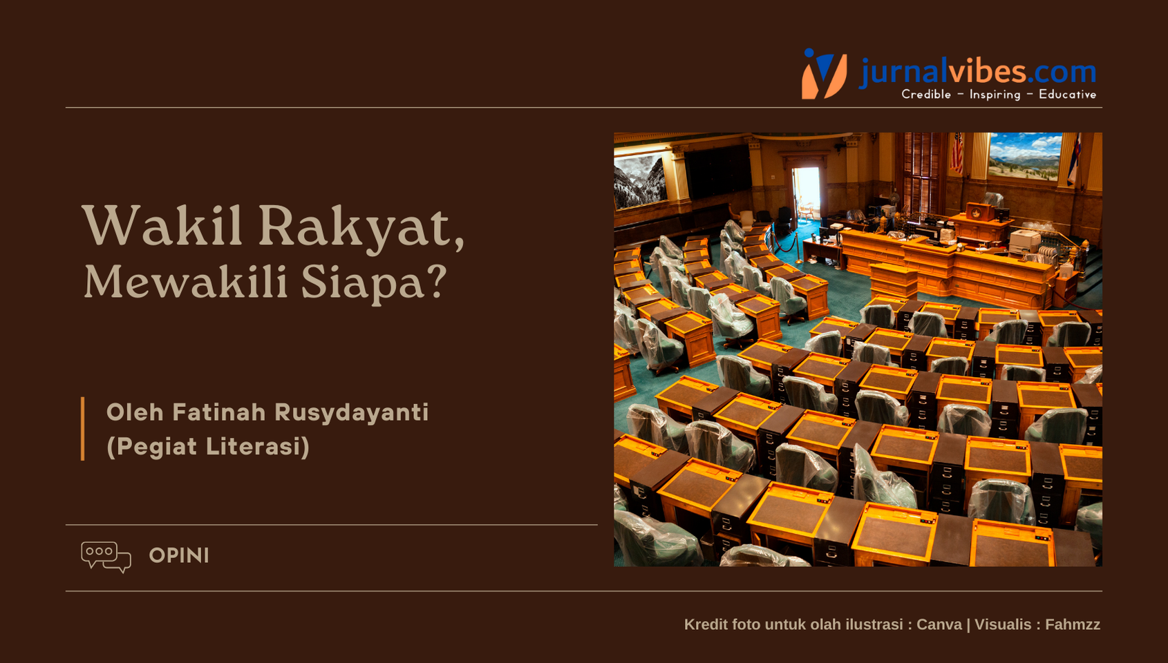 Wakil Rakyat, Mewakili Siapa? - JurnalVibes.com - Berita Islam Kredibel ...
